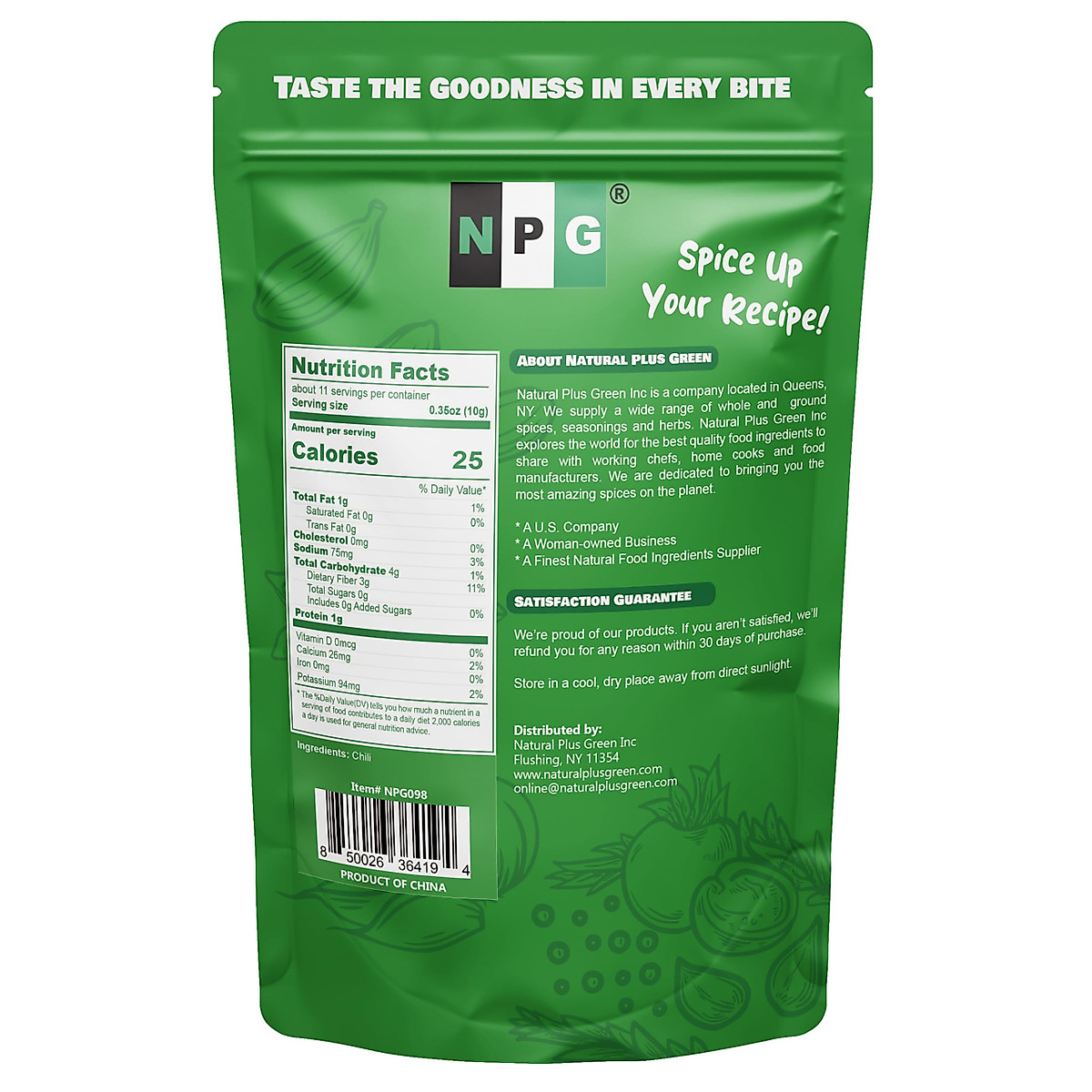 NPG Sichuan Red Chili Peppers 4 Ounces, Medium Hot, Capsicum Annuum Used in Mexican, Chinese, Thai Dishes, Premium Szechuan Dried Red Chilies for Chili Oil, Paste, and Sauce