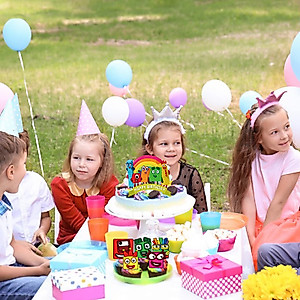 Numberblocks Party Decorations, 17 Pcs Number Theme Cake Cupcake Topper for Kids Numberblocks Birthday Party Supplies Cake Decorations