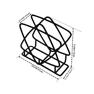 LEVIMETREE Napkin Holder, Christmas Napkin Holder for Kitchen Table, Holder Tissue Dispenser, Tabletop Paper Napkin Holder Stand for Home Kitchen Restaurant Christmas Party, Christmas Gift, Black