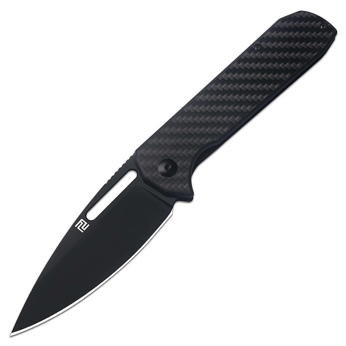 ARTISANCUTLERY Folding Knife ARION (1843P) AR-RPM9 Powder Steel Black PVD Coating Blade Carbon Fiber Handle Pocket Knife EDC Knife Christian Ortiz Designer Knives