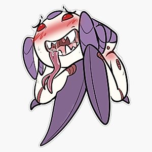 Blushing Tyranid Bumper Sticker Vinyl Decal 5"