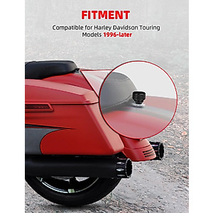 Amazicha Gloss Black 304 Stainless Steel Seat Bolt Screw for Harley Davidson 1996-2024