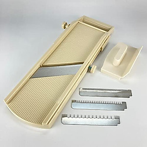 SOONEAR Mandoline Slicer for Vegetable, Fruit [Made in Japan] Kitchen Peelers Japanese Stainless Steel Blade