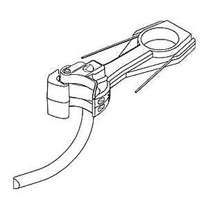 HO Whisker Shelf Coupler, 19/64" Center (2pr)