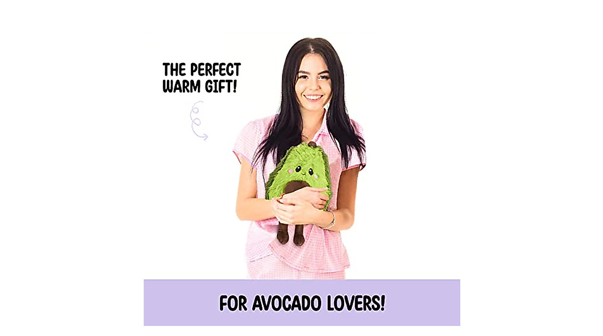 Avocado Microwavable Heating Pad - Cozy Plush Toy Gift