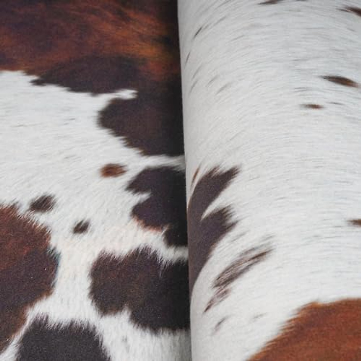 SUNCOWLLY Cowhide Rug 4.6x5.2ft Non-Slip Cow Print Rug Cow Hide Rug Premium Faux Cowhide Rug Area Rug Animal Print Rug Western Room Decor Cow Rugs for Living Room Bedroom Dinning Room