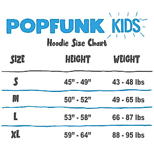 Popfunk Atari Video Game Console Retro Logo Kids Youth Pullover Hoodie & Stickers (Medium)