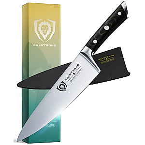 Dalstrong Gladiator Series Elite 8" Chef Knife Bundled with 3.5" Paring Knife