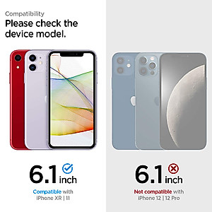 Spigen Tempered Glass Screen Protector [GlasTR EZ FIT] designed for iPhone 11 / iPhone XR [2Pack] - Privacy