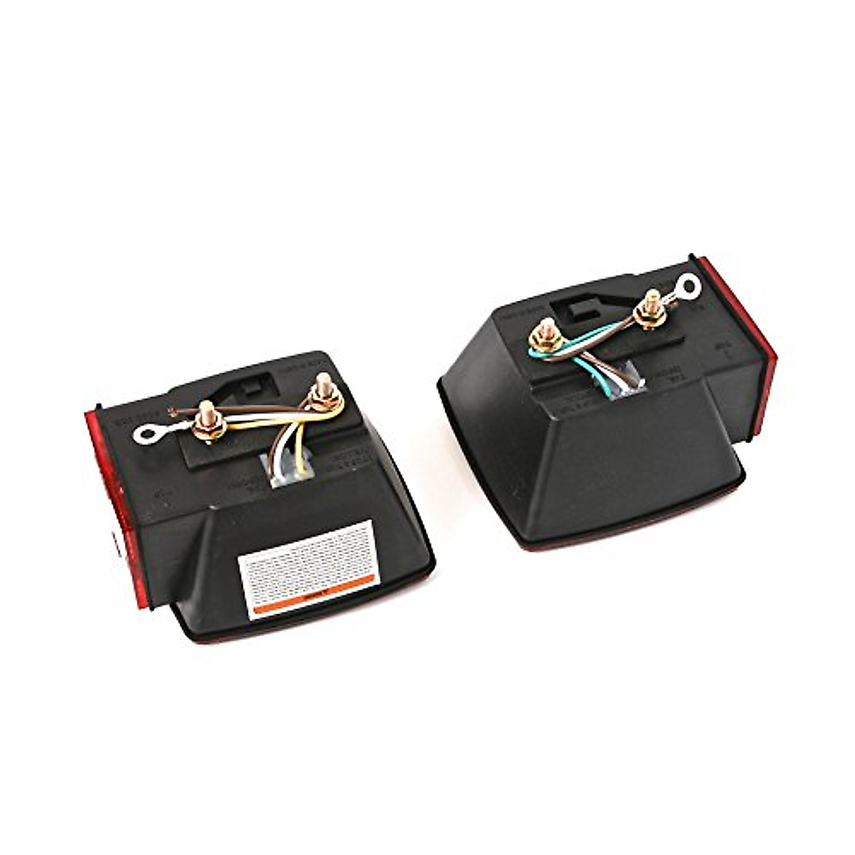 MAXXHAUL 70205 Trailer Light Kit - 12V All LED, Left and Right Waterproof Submersible for Trailers, Boat Trailer Truck Marine Camper RV Snowmobile, Red