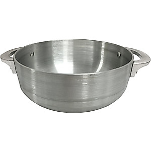 Wee's Beyond Heavy Gauge Caldero Dutch Oven with Aluminum Lid, 6.9 quart, Silver