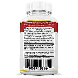 Justified Laboratories Blood Balance Max 1295MG Formula All Natural Supplement Pills 60 Capsules