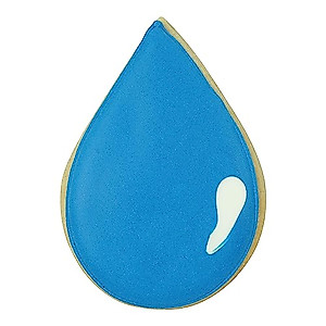 R&M Teardrop/Raindrop 3.5" Tinplated Cookie Cutter