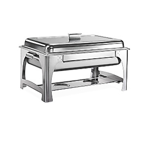 Tramontina 80205/520DS Pro-Line Stainless Steel Chafing Dish, 9-Quart, NSF-Certified