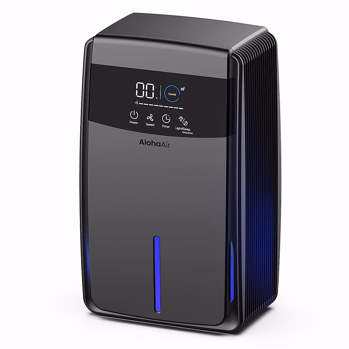 AlohaAir Dehumidifier for Home with Drain Hose, 95 OZ Dehumidifiers for Room, Quiet, Aromatherapy, Timer, Auto Shut-off, Dehumidifiers for Bathroom, Bedroom, Closet, RV & Basement