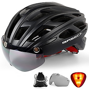 Basecamp Bike Helmet Men Women B10 (Black) + B19 (Black)