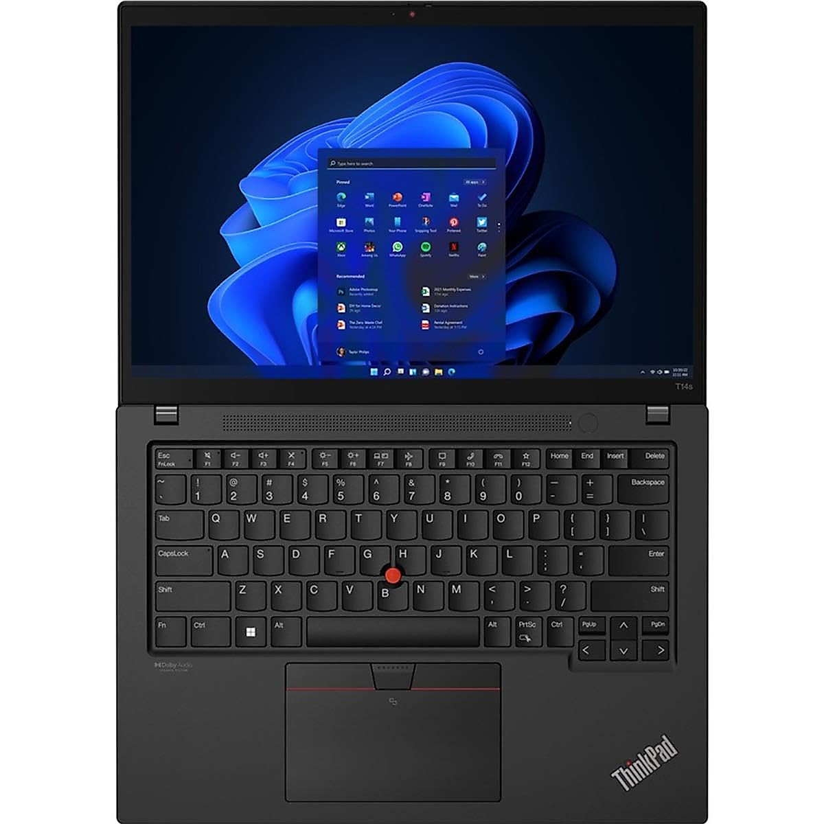 Lenovo ThinkPad T14s Gen 3 21CQ004RUS 14" Notebook - WUXGA - 1920 x 1200 - AMD Ryzen 5 PRO 6650U Hexa-core (6 Core) 2.90 GHz - 16 GB Total RAM - 16 GB On-Board Memory - 256 GB SSD - Thunder Black