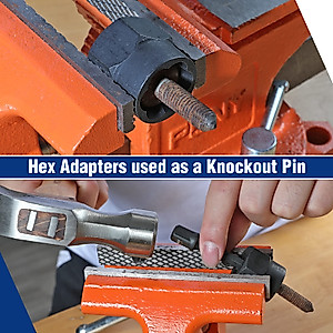 WORKPRO 15 Pieces Impact Bolt & Nut Remover Set, 3/8” Drive Bolt Extractor for Removing Stripped, Damaged, Rounded off and Rusted Bolts & Nuts