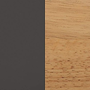 South Shore Bebble Bunk Bed, Twin, Charcoal Gray and Exotic Wood