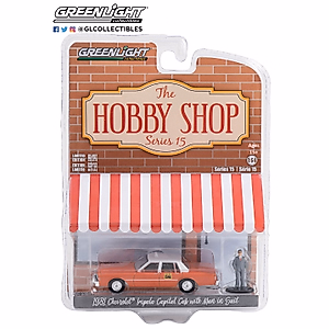 Greenlight 97150-C The Hobby Shop Series 15-1983 Dodge Diplomat with Woman in Dress 1/64 Scale