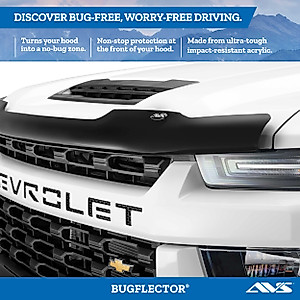 Auto Ventshade AVS 23068 Bugflector Dark Smoke Hood Shield for 1987-1991 Ford F-150, F-250, F-350, Bronco