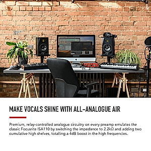 Focusrite Clarett+ 4Pre USB Studio-Grade Audio Interface for Music Makers — Four Low-Noise, Low-Distortion Mic Preamps providing True-To-Life Sound