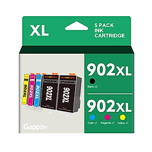 902XL Ink Cartridge Combo Pack Replacement for HP 902 XL 902XL Ink Cartridges Compatible with OfficeJet Pro 6978 6968 6970 6960 6958 6950 6962 6975 6954 Printer (BKCMY 4 Pack)