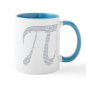 CafePress Pi Symbol W/Numbers Mug Ceramic Coffee Mug, Tea Cup 11 oz