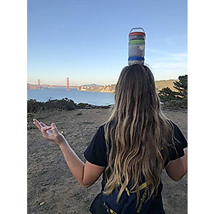 humangear STAX Interlocking Reusable Storage Container Set with Airtight Lids and ClipHandle for Food, Pantry, Kitchen and Organization, 1 Count, Small, Spectrum