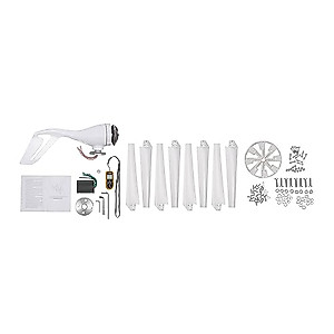 EEYBLAEEY Wind Turbine Generator 12V Enery Power Kit 8 Blades Charge Controller 600W Solar and Wind Charge for Home Monitoring Streetlight Boat Marine Solar Wind System Industrial Energy