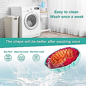 Vivifying Snuffle Mat, Interactive Sniff Mat for Dogs Slow Eating and Keep Busy, Adjustable Dog Digging Toys Encourages Natural Foraging Skills and Mental Stimulation