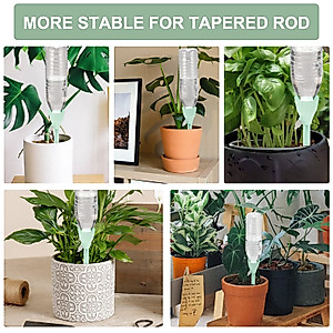 Self Watering Spikes, New Upgraded Adjustable Self Watering Planter Insert with Slow Release Control Valve Switch for Garden Plants Indoor & Outdoor (3 Packs)