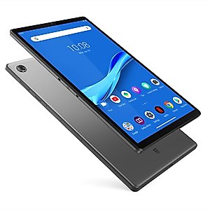 Lenovo Tab M10 Plus, 10.3" FHD Android Tablet, Octa-Core Processor, 64GB Storage, 4GB RAM, Iron Grey, ZA5T0382US (Renewed)