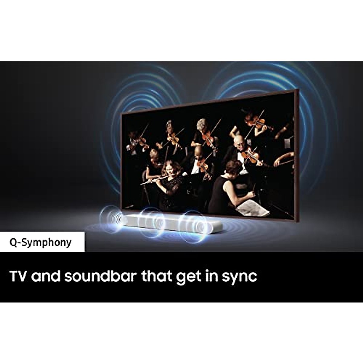 SAMSUNG HW-S61B 5.0ch All-in-One Wireless Soundbar w/Dolby Atmos, Q-Symphony, Built-in Center Speaker, Alexa, Bluetooth TV Connection, 2022(Amazon Exclusive)