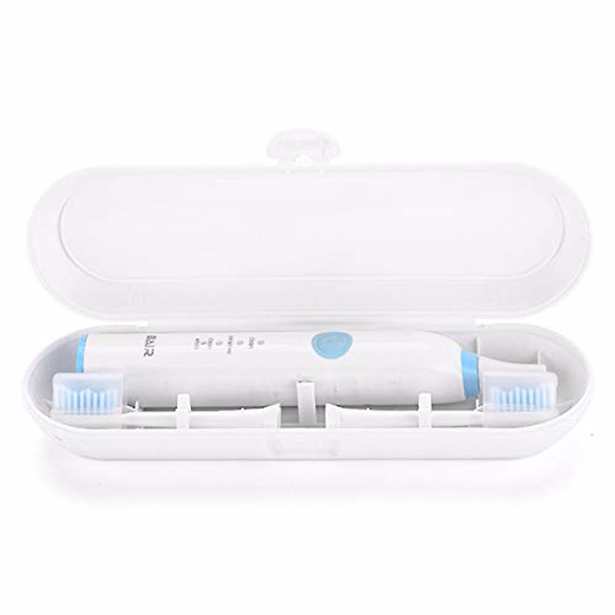 QSHAVE Toothbrush Travel Case Compatible for Philip Sonicare/Oral-B Electric Tooth Brushes (White)