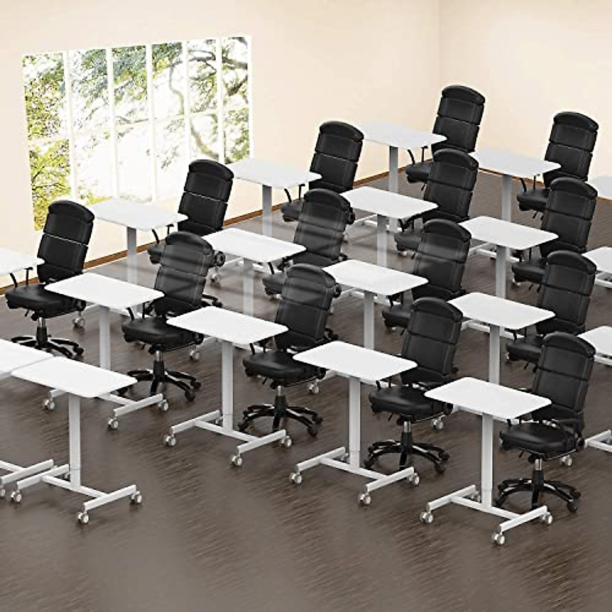 SMUG Standing small-106-WHITE Laptop Desk, 19''x26'', White