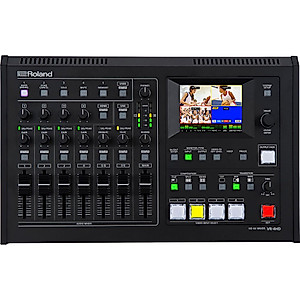 Roland VR-4HD HD AV Mixer with AKG K 240 Studio Pro Semi-Open Stereo Headphones & XLR Cable Bundle