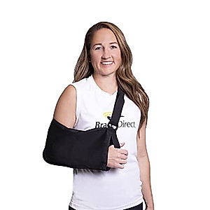 Brace Direct Arm Sling- Immobilize Arm and Shoulder- Cast Support, Post Surgery, Arm, Wrist & Hand Injury, Fractures, Sprains & Strains- Left or Right Arm