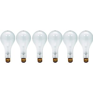 GE Lighting 41459-6 Soft White 3-Way Mogul Base Bulb, 100/200/300-Watt 6-Pack