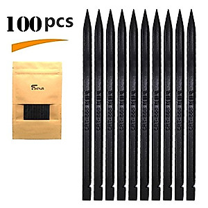 100 Pieces 5.91 Inches Professional Nylon Spudgers Open Pry Bar for Repairing Laptop iPhone iPad Smartphone PC Black Stick Prying Tools