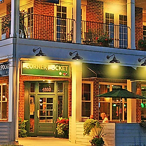 FLQMYQ Outdoor Wall Lights Wall Mount for House Farmhouse Outdoor Wall Sconce Black Outside Wall Lantern Classic Barn Lights Outdoor & Indoor, 12"，2 Pack