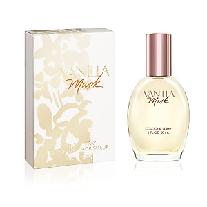 Vanilla Musk Cologne Spray, Vegan Formula, Perfume, Warm and Cozy Natural Vanilla, 1.0oz