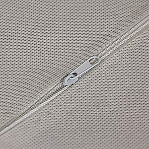 TENABORT 12 Pack Foldable Drawer Organizer Dividers Cloth Storage Box Closet Dresser Organizer Cube Fabric Containers Basket Bins for Underwear Bras Socks Panties Lingeries Nursery Baby Clothes Gray