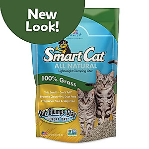 SmartCat All Natural Clumping Litter, 20-Pound (6506), (Pack of 1), 320 Ounce.
