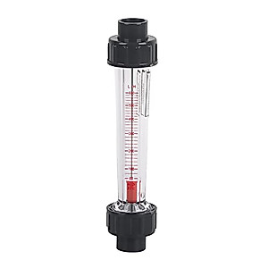Deosdum 60‑600L/H Plastic Tube Liquid Water Rotameter LZS‑15D Flow Meter