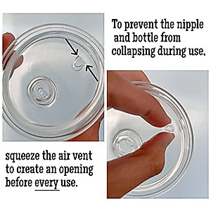 Sippy Spout Nipples for Comotomo Baby Bottle | 2-Count | Soft Spout | Food Grade Silicone | Spill-Proof (Variable Flow)