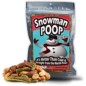 Snowman Poop Trail Mix - Holiday Food Gifts for Teens and Adults - Gourmet Trail Mix, Funny Stocking Stuffer, Made in the USA