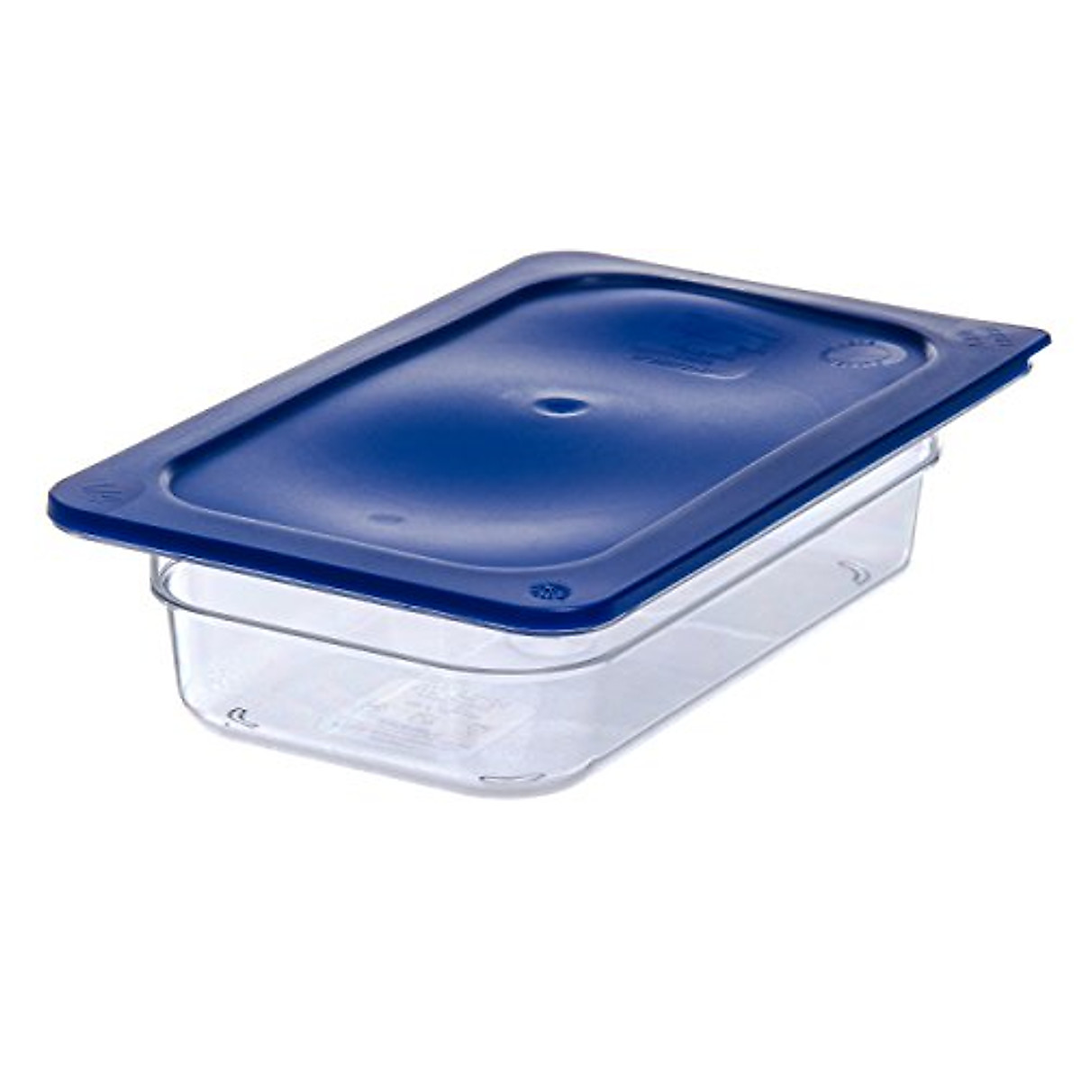 Carlisle FoodService Products Plastic Food Pan 1/4 Size 2.5 Inches Deep Clear
