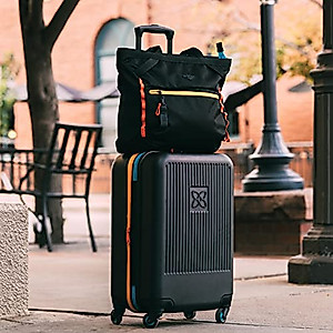 Sherpani Meridian, 22 Inch Expandable Hardshell Carry-On, Lightweight 22" Rolling Hardside Travel Luggage for Women, Stylish & Durable Suitcase (Chromatic)