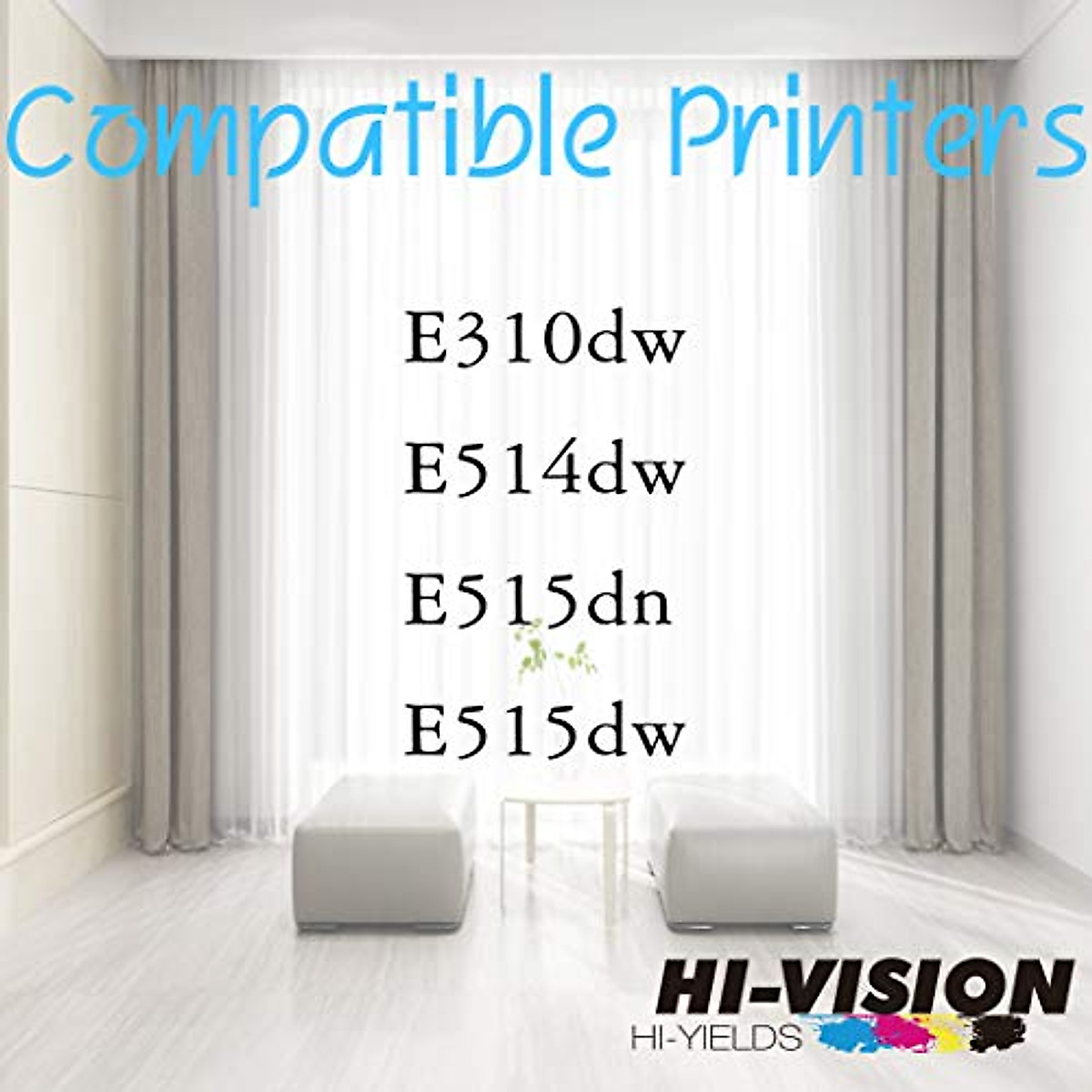 HI-Vision® 1 Pack Compatible PVTHG 593-BBKD Toner Cartridge Replacement for E310dw E514dw E515dw E515dn